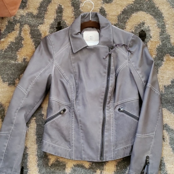 Anthropologie | Jackets & Coats | Hei Hei Vegan Leather Jacket | Poshmark